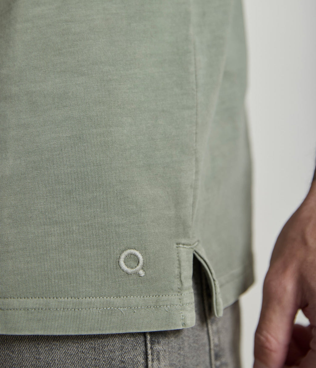 The Qualis - Polera hombre 100% algodón Luke Verde Claro